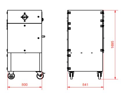 Mobiler Entstauber aero3mobile - ASPUR air solutions